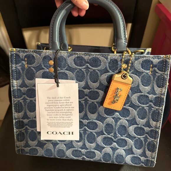 Coach | Bags | Coach Rogue 25 Signature Denim | Poshmark